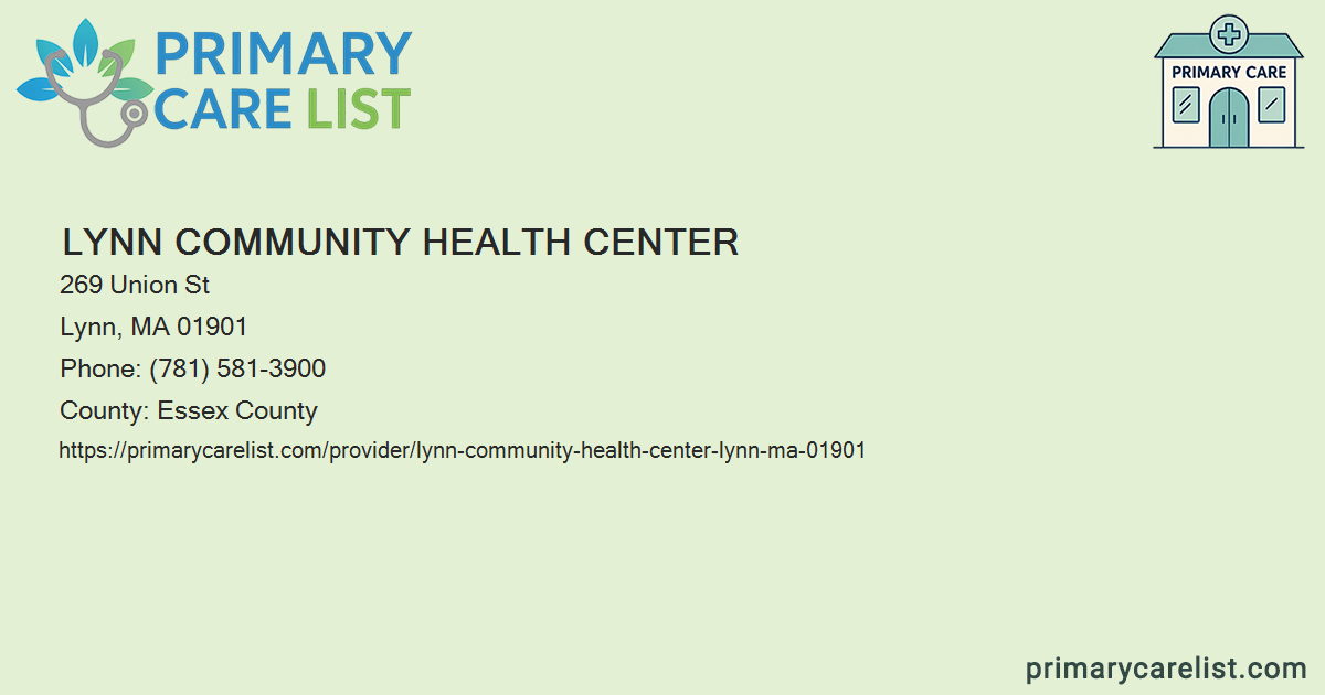 Lynn Community Health Center - Primary Care in Lynn, MA 019