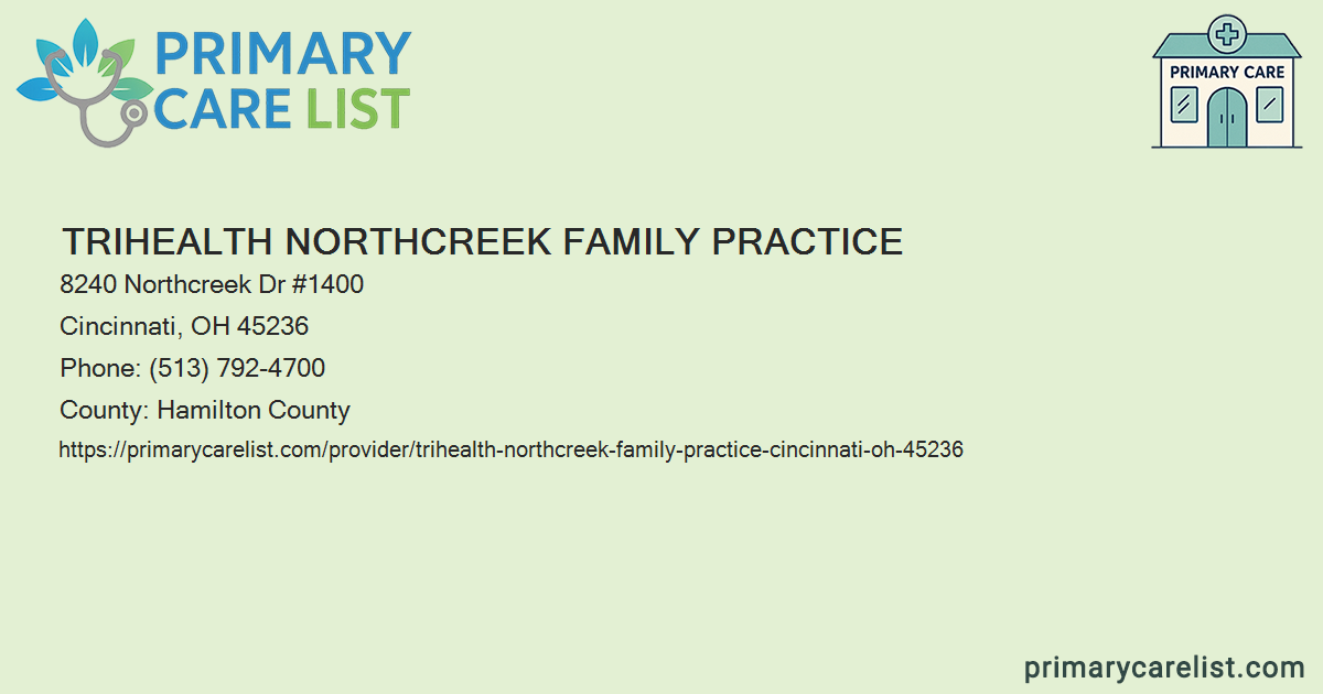 TriHealth Northcreek Family Practice - Primary Care in Cinc